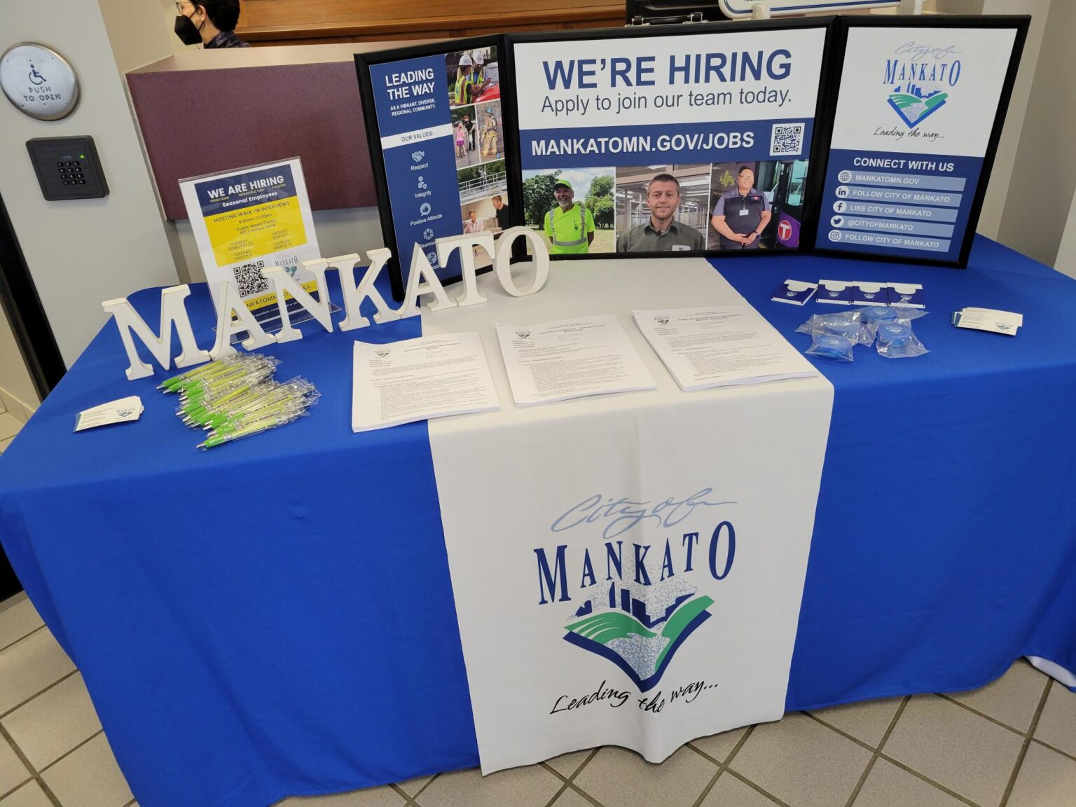 Mankato's Seasonal Walk-In Interviews - League of Minnesota Cities